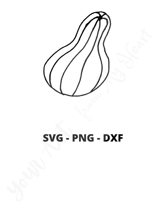 Squash SVG PNG DXF File Fall Art Printable Squash Art - Etsy