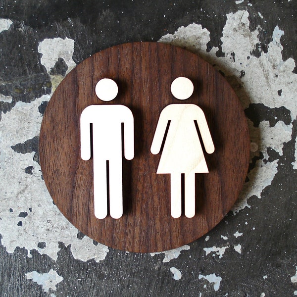 Clean Restroom Sign - Etsy