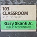 Changeable Insert Wood Room Sign - Custom Classroom With Braille ...