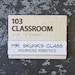 Changeable Insert Wood Room Sign - Custom Classroom With Braille ...