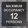 Maximum Occupancy Sign. Maximum Capacity Sign for Business. Room ...