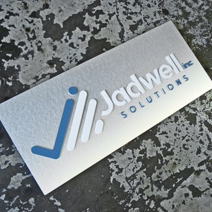Brushed Metal Custom Logo Sign - Professional Company Signage ...