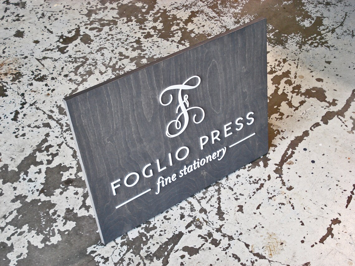 Large Professional Freestanding Sign 24x18 | Etsy