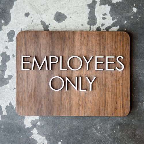 Free Printable Employees Only Sign Find A Free Printable, 44% OFF