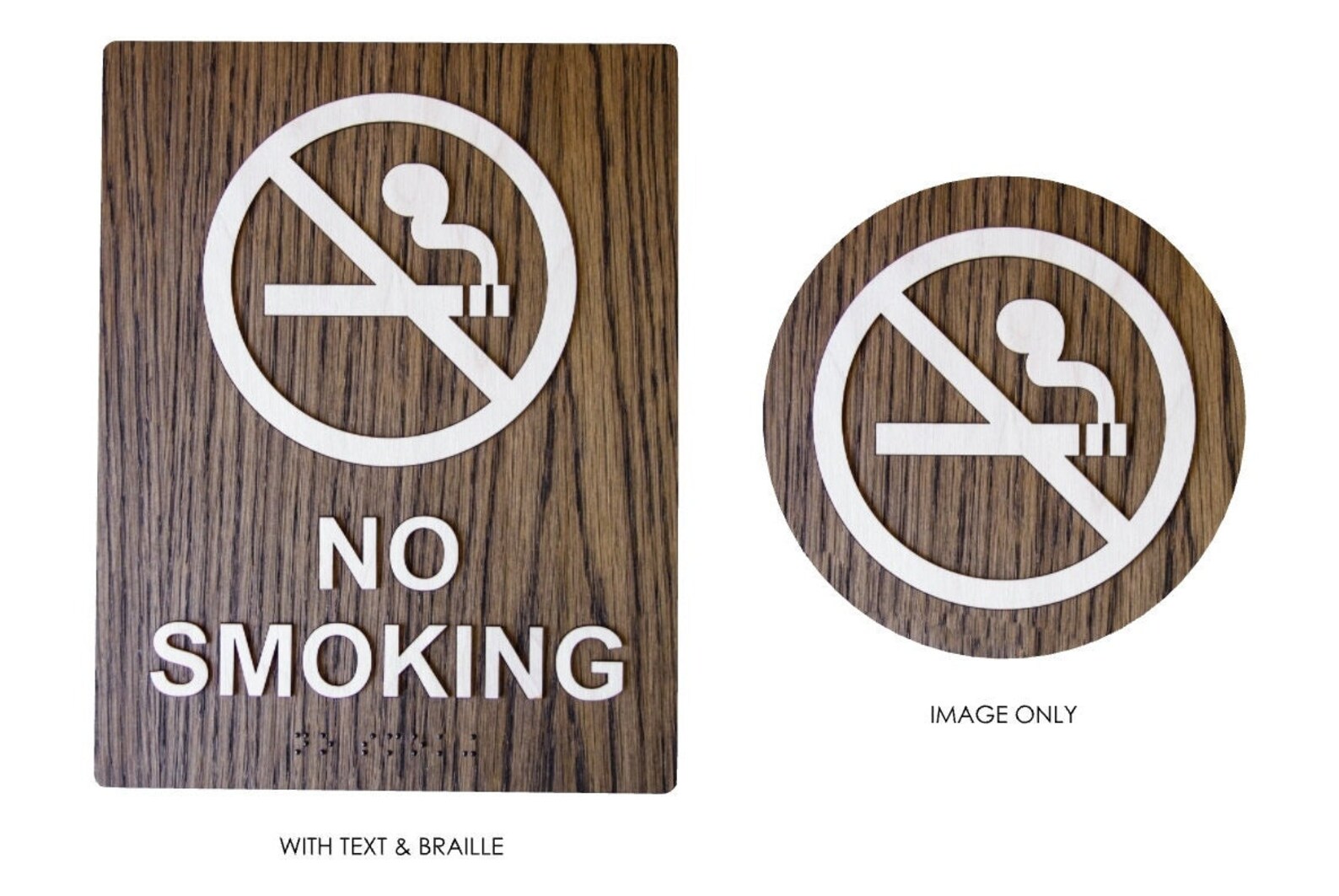 No Smoking Allowed Indoor Sign Clean Air Act Optional ADA - Etsy