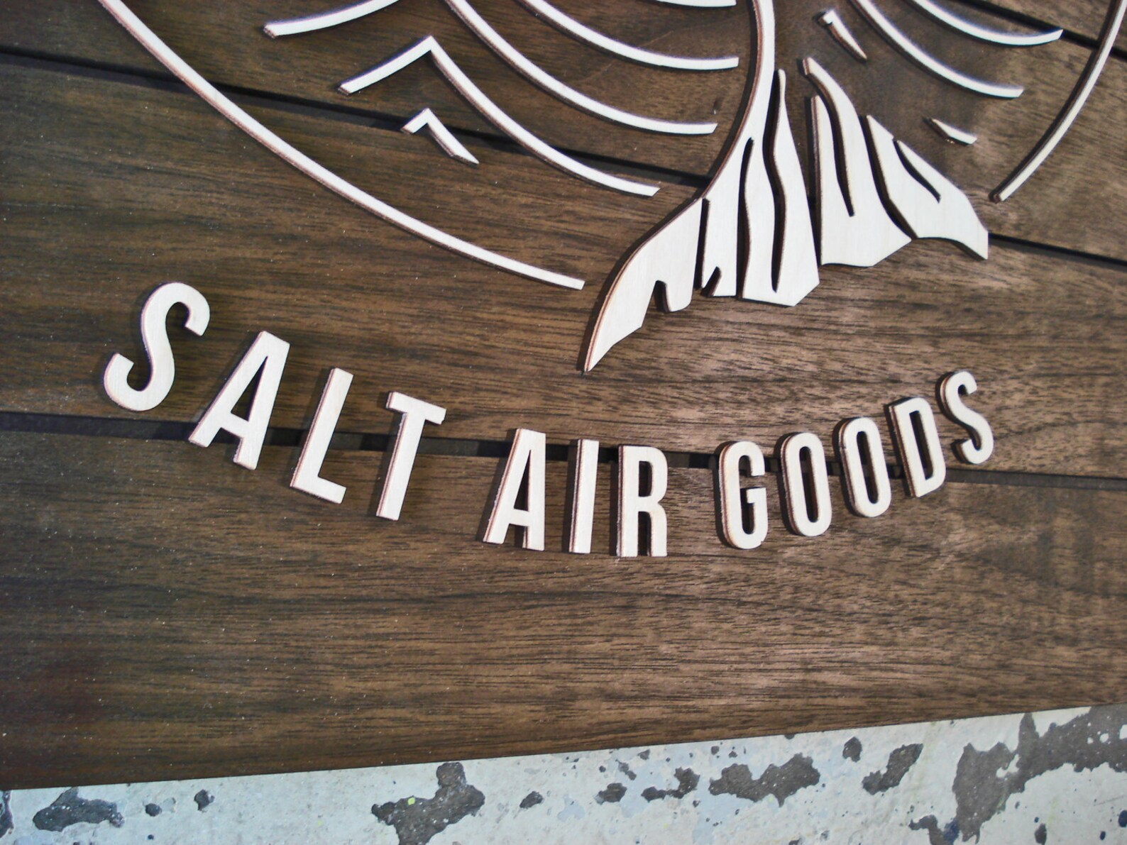 Large Dark Wood Professional Sign Affordable Marketing & - Etsy