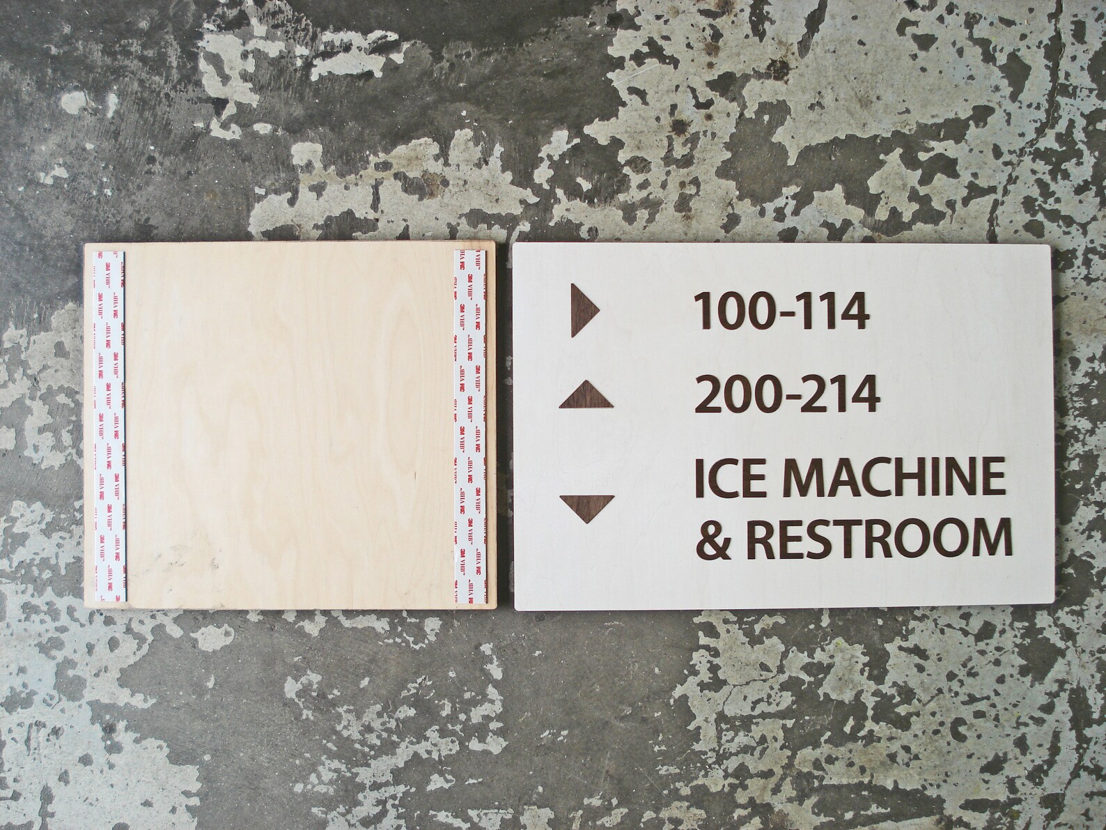 Whitewash Directional Hotel Signs Various Sizes & Finishes Available ...