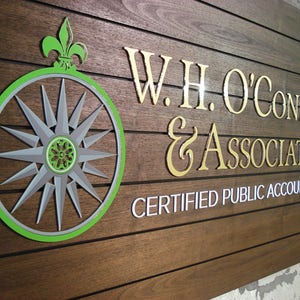 Exclusive Accounting Firm Office Sign - Modern Business Marketing - 48 ...