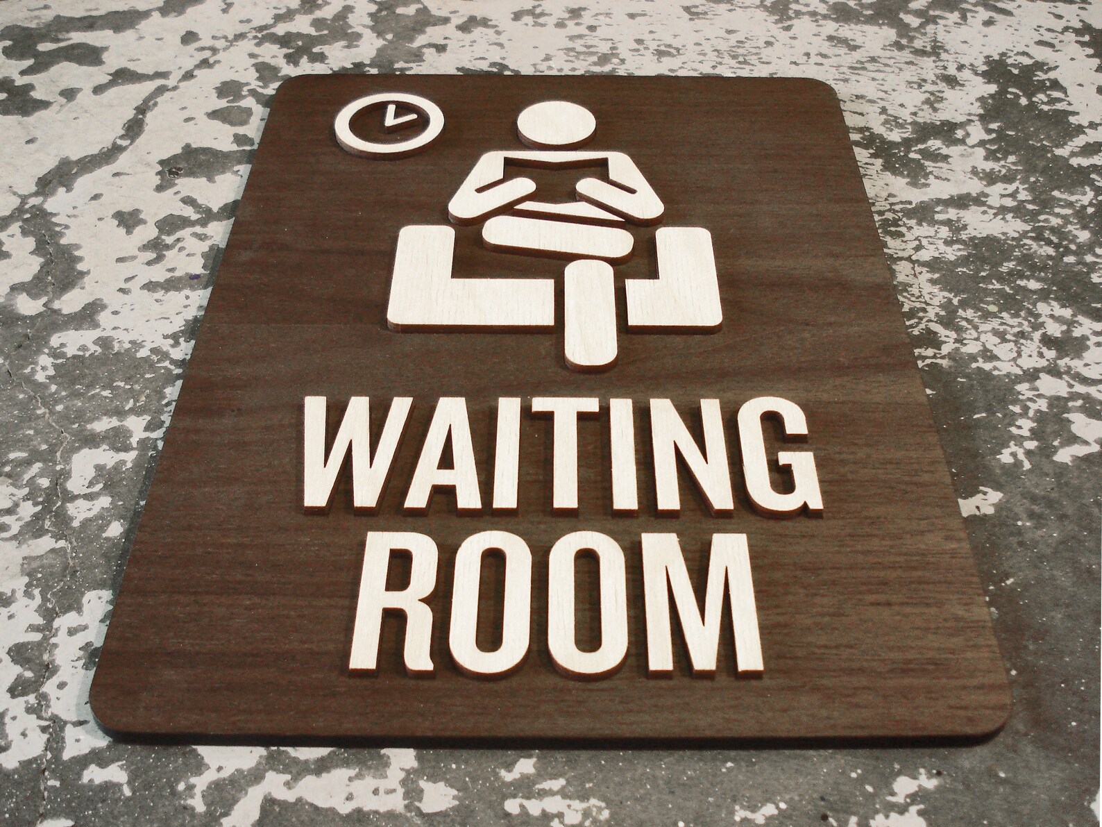 Waiting Room Doctor Office Sign Directional Arrows | Etsy