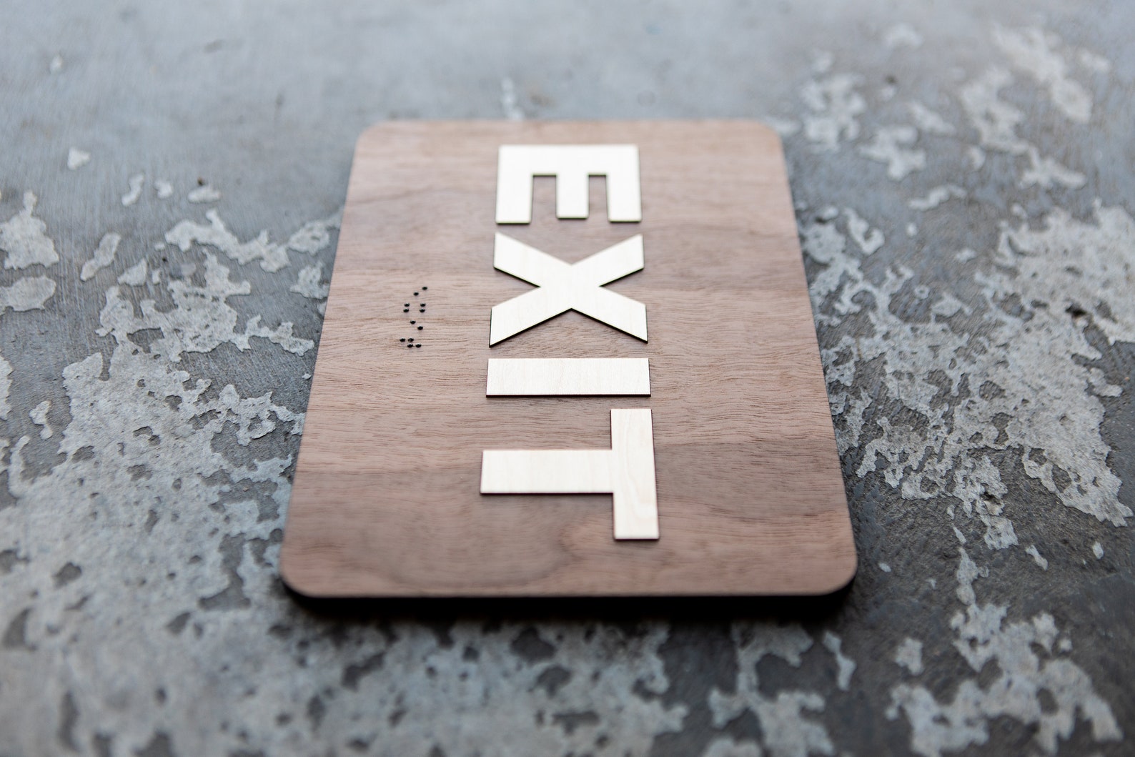Wood Exit Office Sign Various Size & Finish Options - Etsy