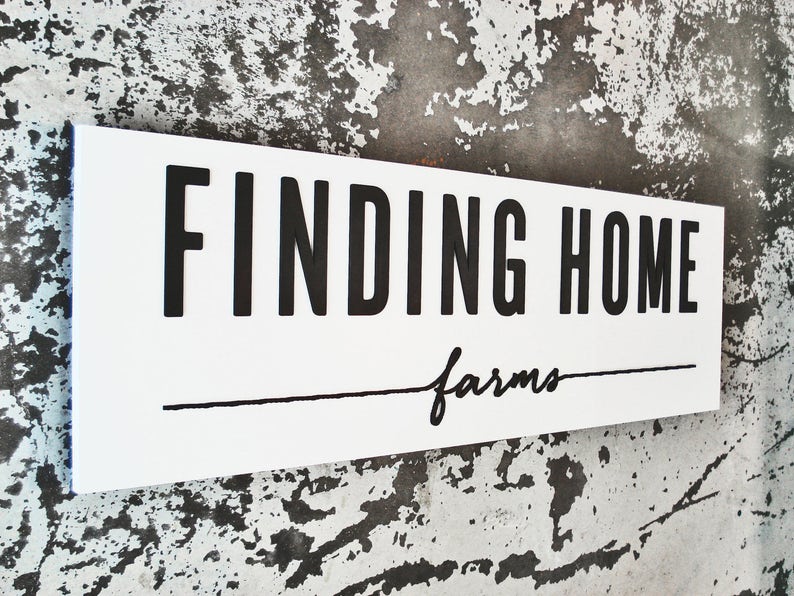 Large Custom Interior Business Sign Modern Minimalist Design | Etsy