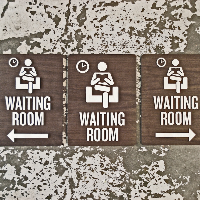 Waiting Room Signs - Etsy
