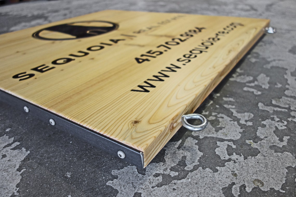 Wooden Real Estate Hanging Sign 24x24 Size - Etsy