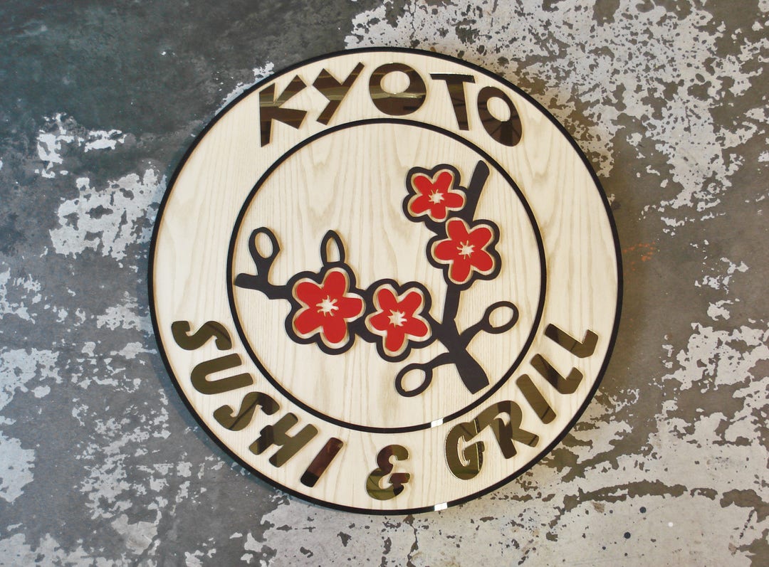 Large Professional Restaurant Logo Sign - 35"x35" - Corporate Brands ...