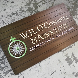 Exclusive Accounting Firm Office Sign - Modern Business Marketing - 48 ...