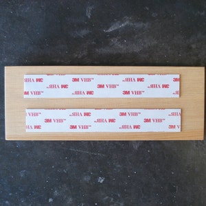 Modern Raised Text Restroom Sign Various Wood Finishes - Etsy