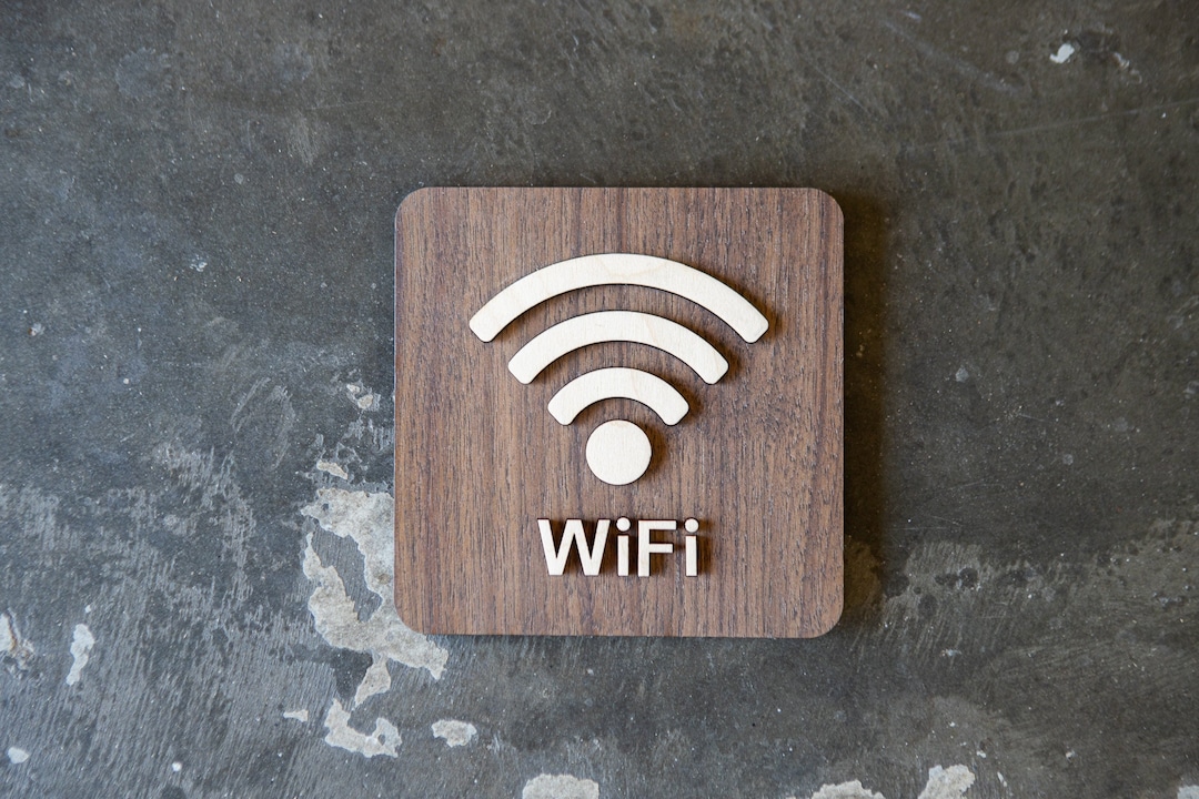 Free Wifi Wireless Internet Sign - Various Sizes & Finishes Available ...