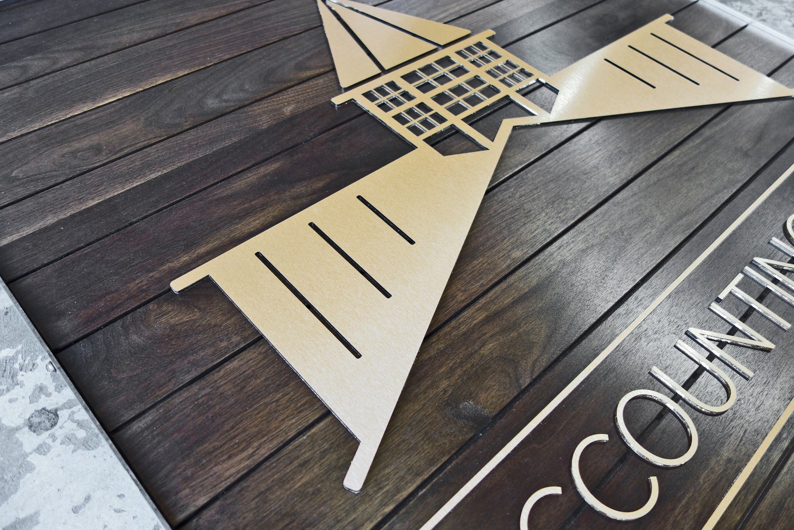 Solid Walnut Company Logo Sign 36 X 36 | Etsy