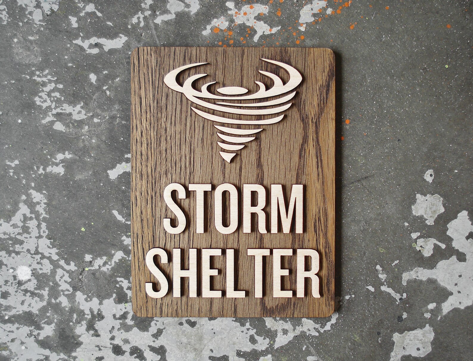 Emergency Storm Shelter Safety Sign 9 X 12 Size | Etsy