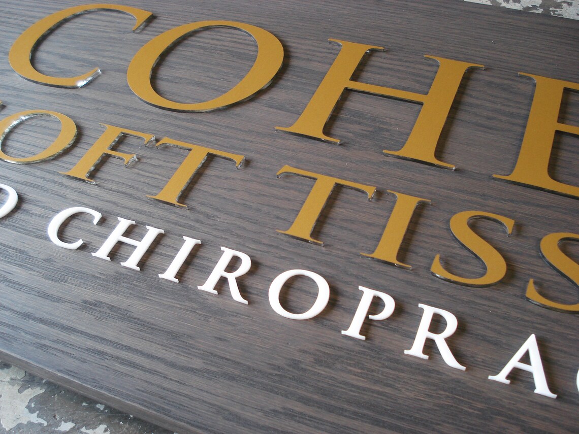 Large Corporate Signage With Custom Logo 48 X 18 | Etsy
