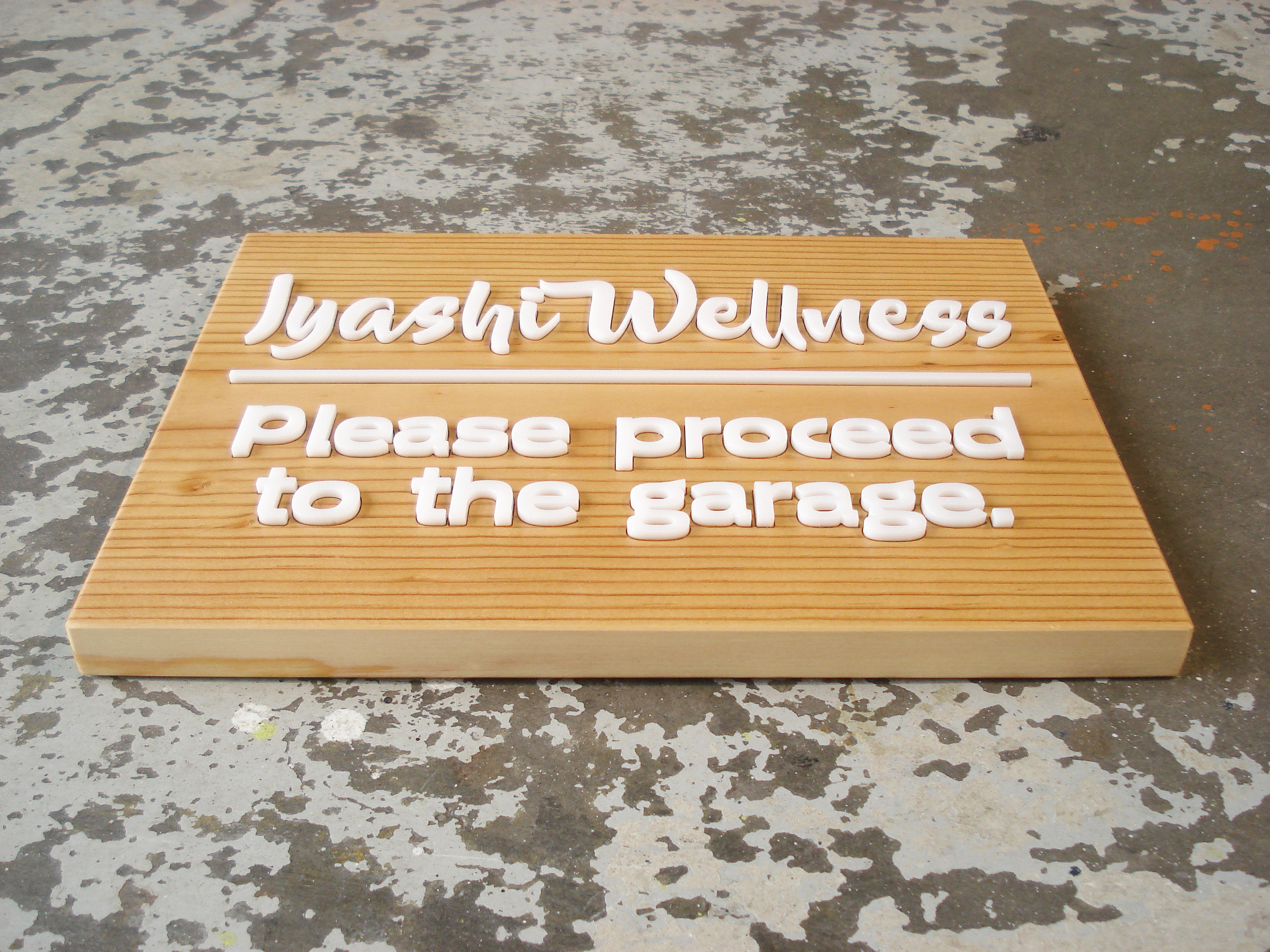 Custom Text Exterior Wooden Sign - Any Size & Text - Sealed and Treated ...