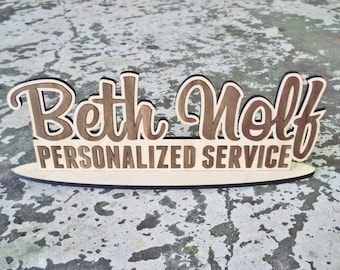 Table Top Logo Sign - Etsy