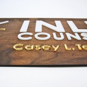 Professional Custom Interior Logo Sign - 38" X 18" - Marketing and ...