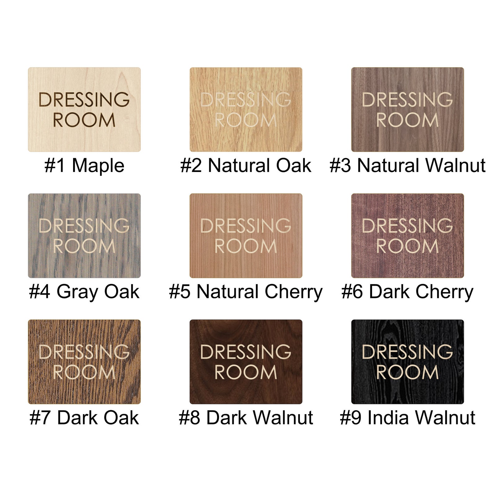 Dressing Room Laser Cut Sign - Office Way Finding Signage - 6" X 8" or ...