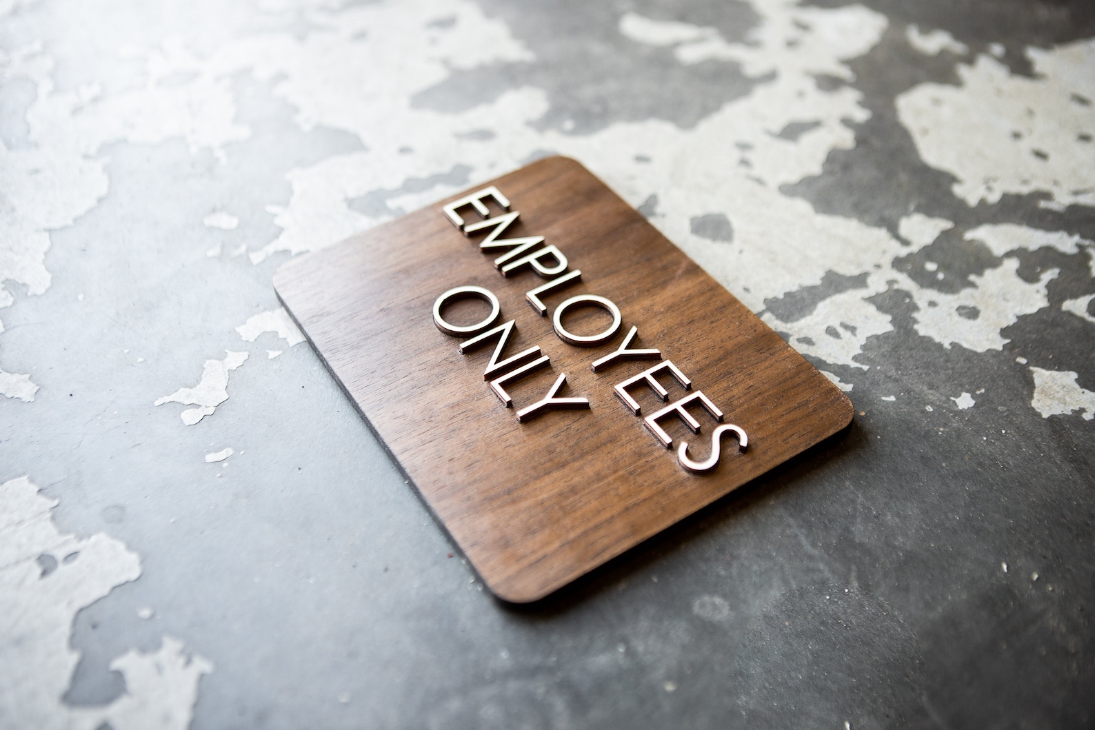 Employees Only Office Lettered Sign Private Keep Out Staff - Etsy