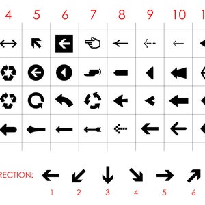 Double Sided Arrow Blade Sign Flag Mounted Directional - Etsy