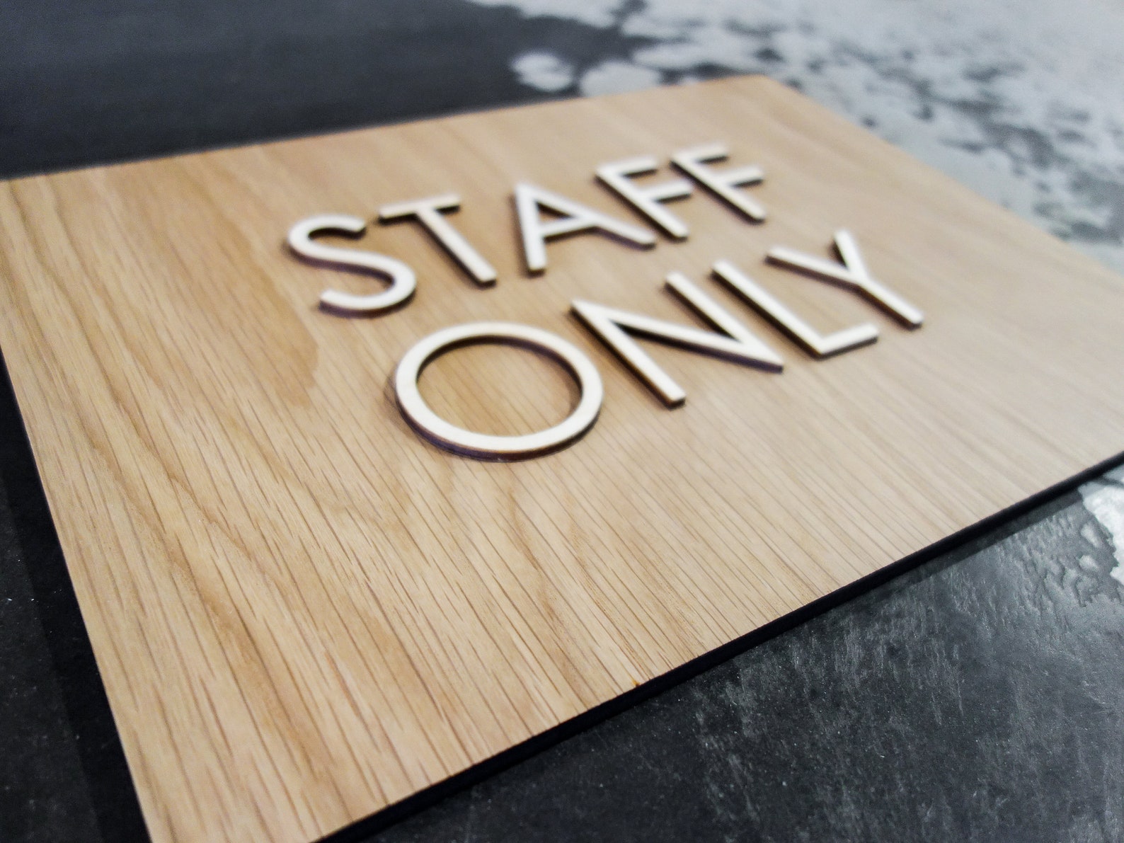 Employees Only Office Lettered Sign Private Keep Out Staff - Etsy