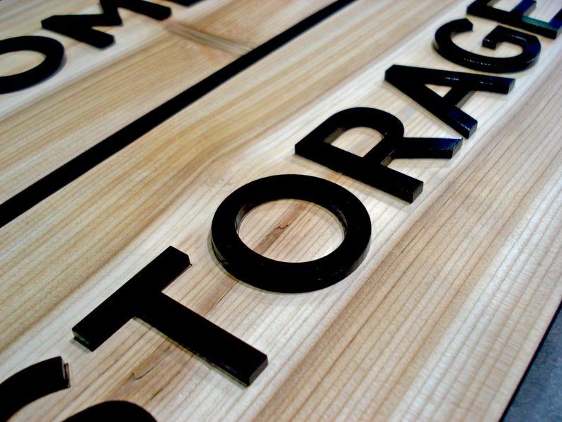 Set of 3 Custom Made Cedar Signs Any Combination Optional - Etsy