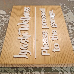 Custom Text Exterior Wooden Sign - Any Size & Text - Sealed and Treated ...