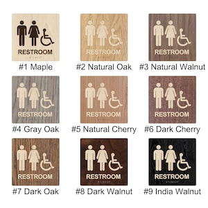 Custom Wood Office ADA Signs - ANY 2+ Signs - Includes Grade 2 Braille ...