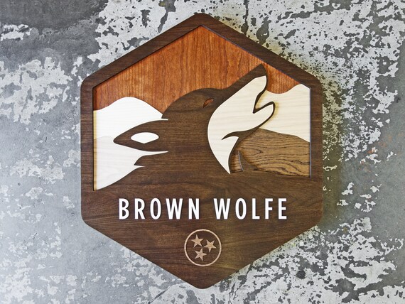 Custom Logo Wood Company Sign Solid Wooden Signage Large | Etsy