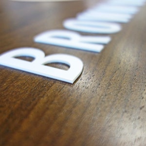 Custom Logo Wood Company Sign - Solid Wooden Signage - Large Sizes ...