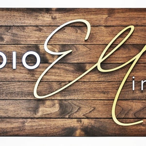 XL Professional Custom Logo Sign - Personalized Office and Business ...