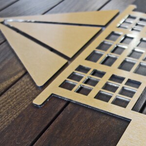 Solid Walnut Company Logo Sign - 36" X 36" - Interior & Exterior Wood ...