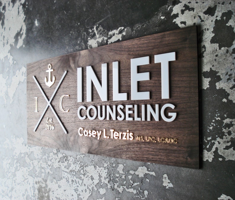 Professional Custom Interior Logo Sign 38 X 18 - Etsy