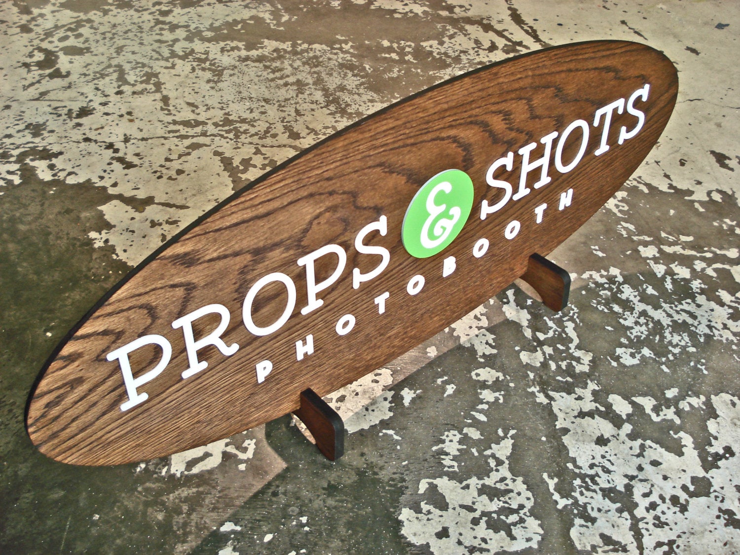 Surfboard Style Custom Logo Sign Personalized Office and - Etsy