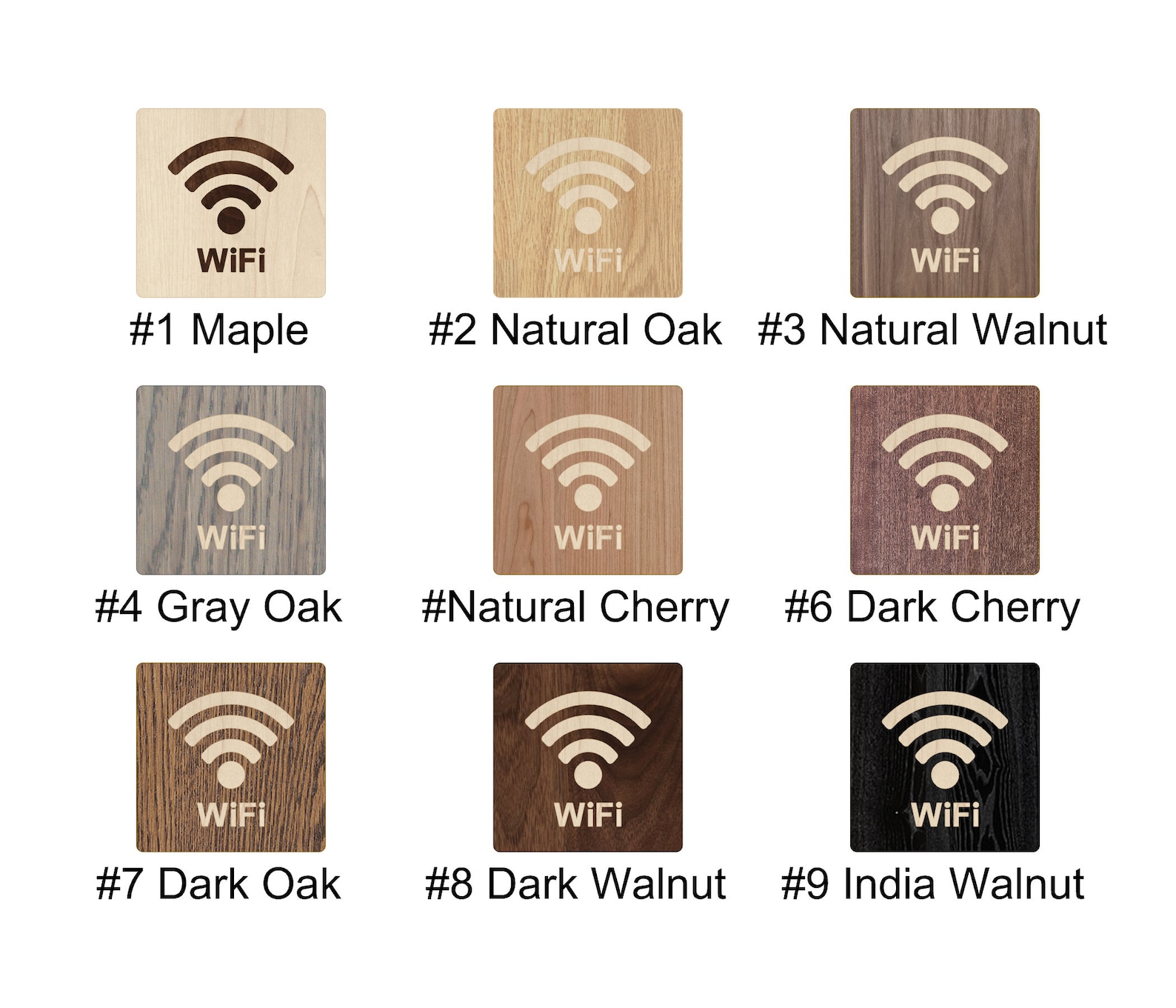 Free Wifi Wireless Internet Sign Various Sizes & Finishes - Etsy