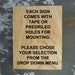 Exterior Oak No Smoking Sign 7x9 Size Solid Wood With Raised Tactile ...