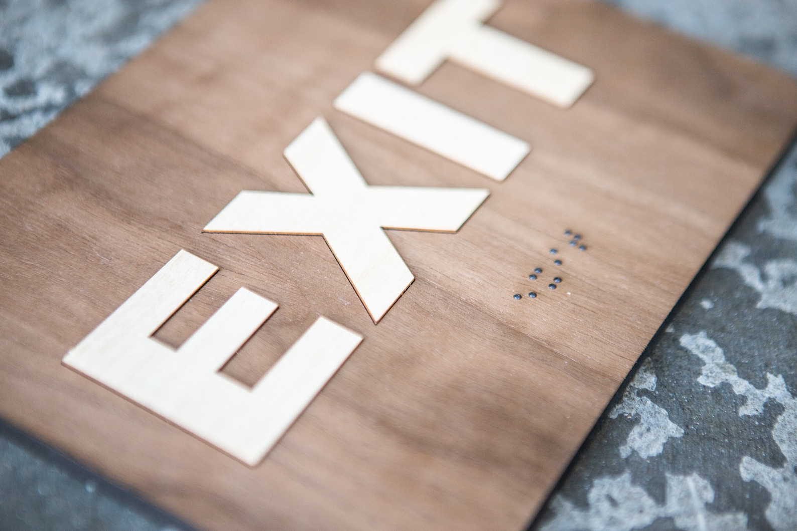 Wood Exit Office Sign Various Size & Finish Options - Etsy