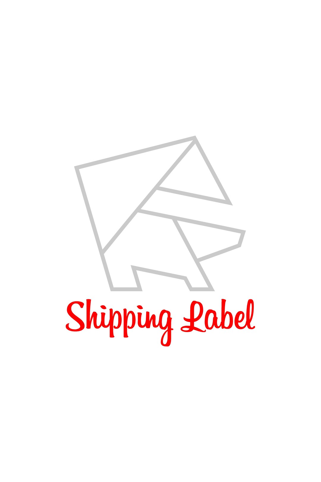 Custom Shipping Label - Mike Low - Etsy