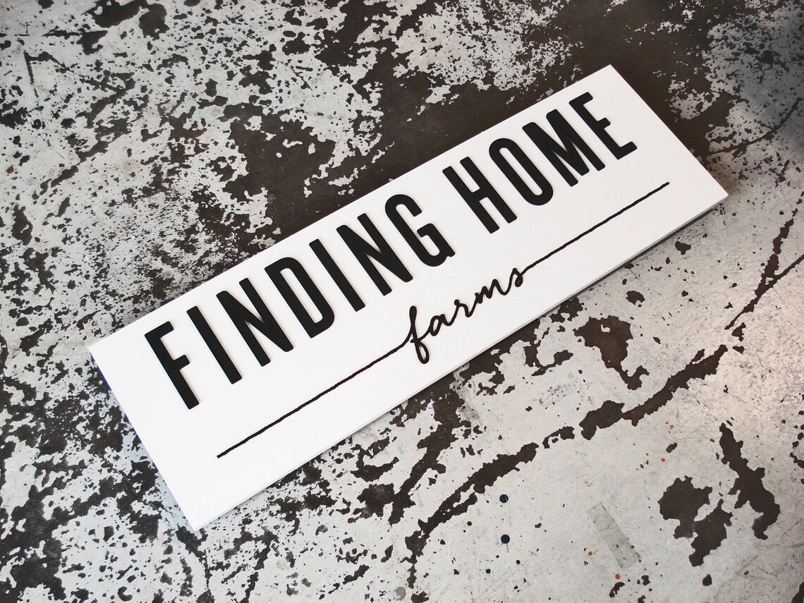 Large Custom Interior Business Sign Modern Minimalist Design | Etsy