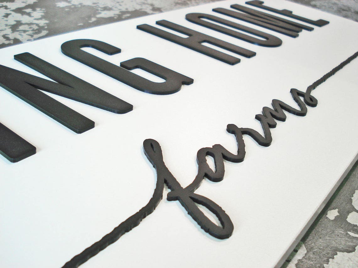 Large Custom Interior Business Sign Modern Minimalist Design | Etsy