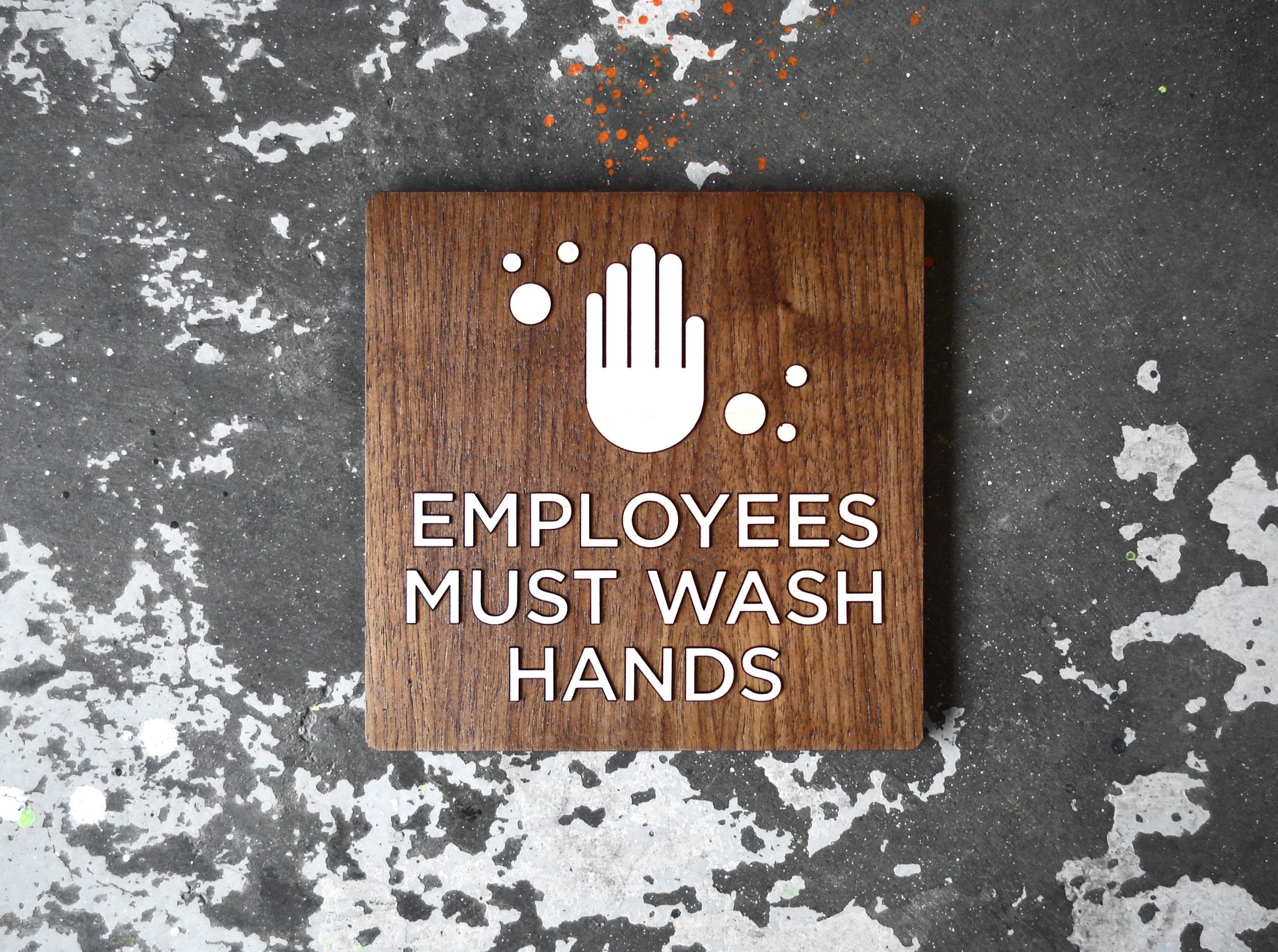 Please Wash Hands Sign - Employees Must Wash Hands - Signs for ...