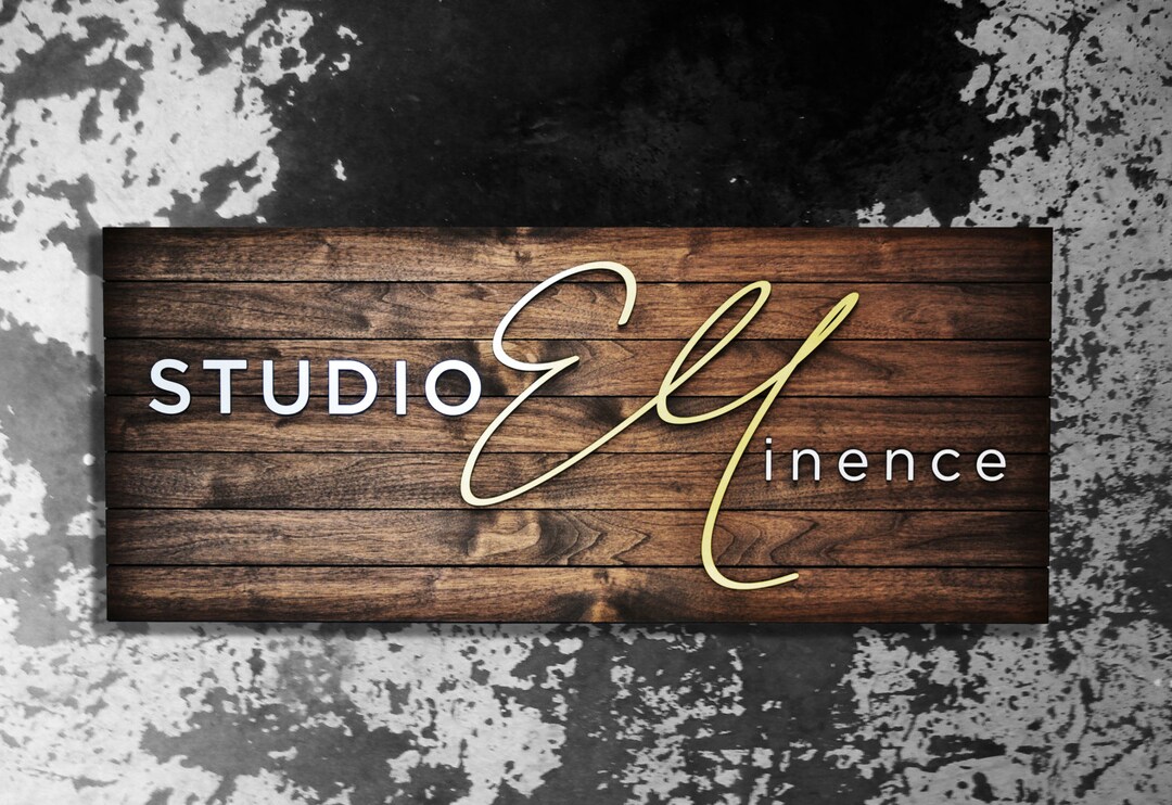 XL Professional Custom Logo Sign - Personalized Office and Business ...