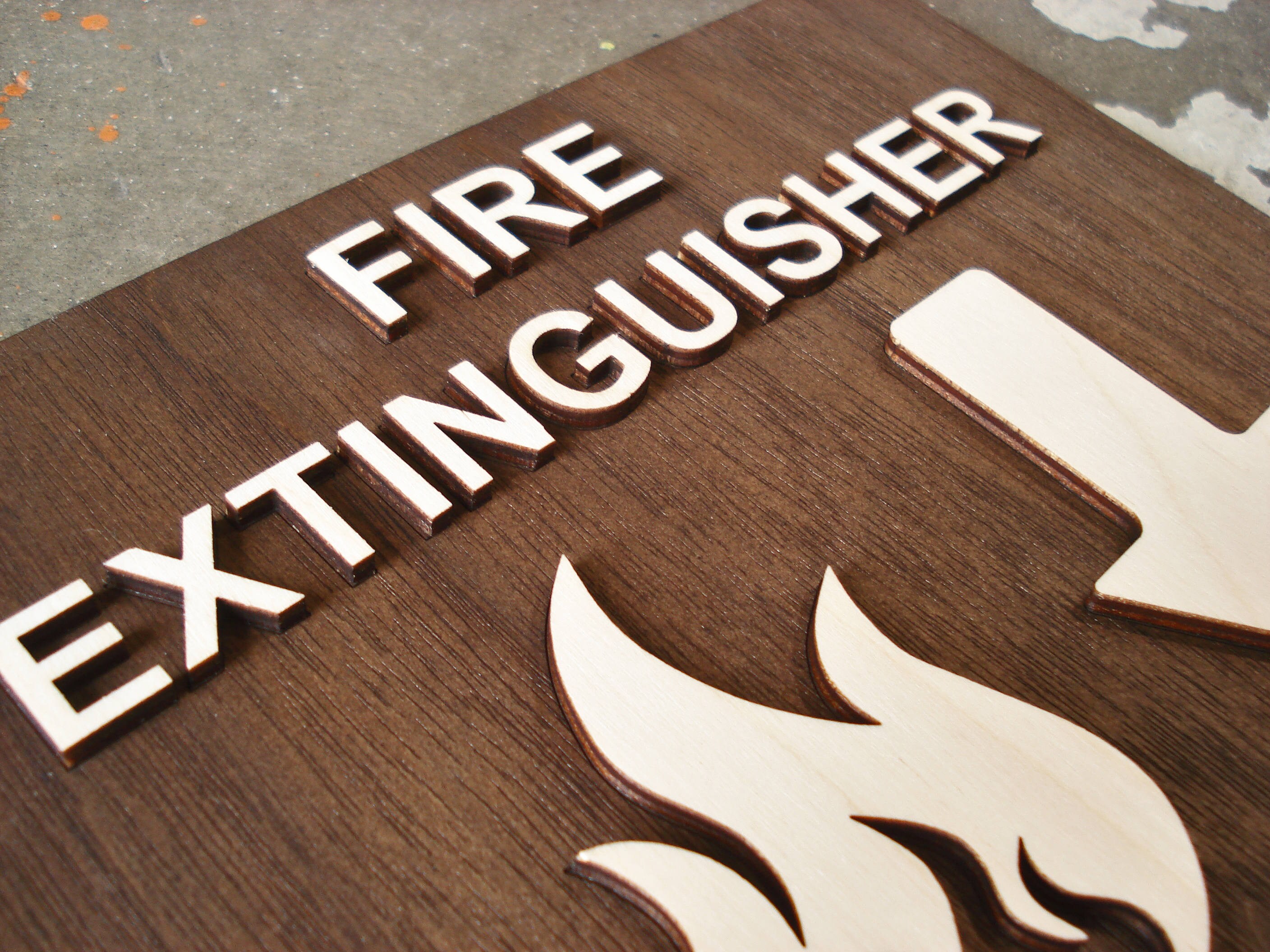 Fire Extinguisher Location Building Sign - Modern Interior Design ...