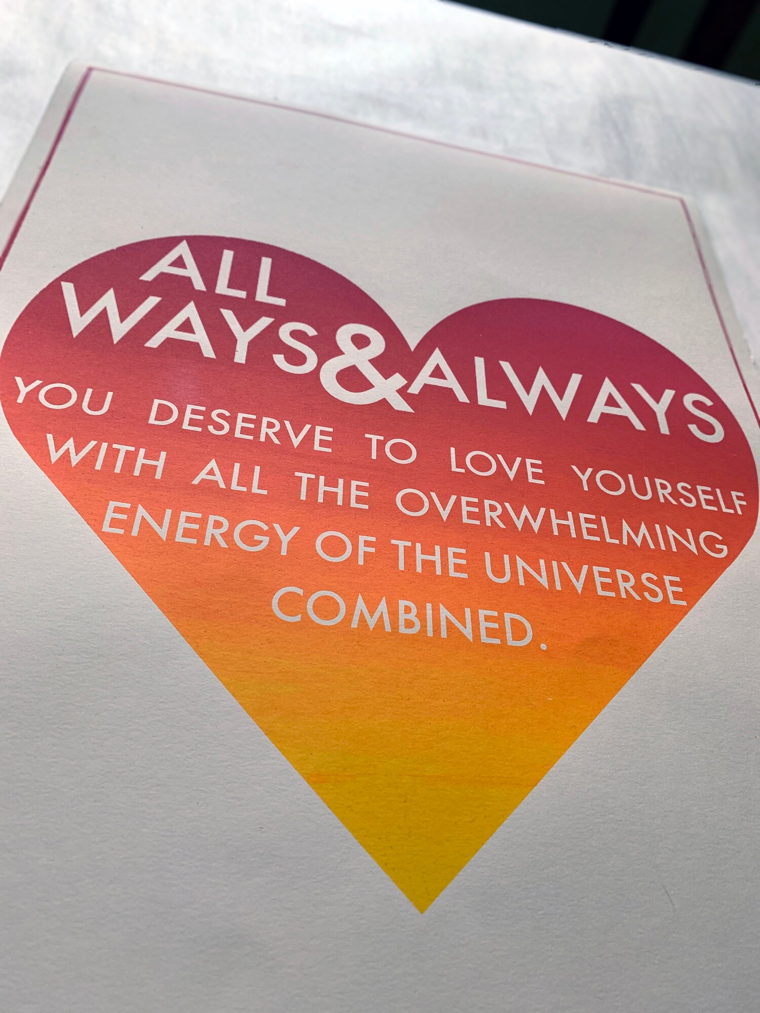 All Ways & Always Screen Print (Poem by Erin Elizabeth Wehrenberg) sold ...